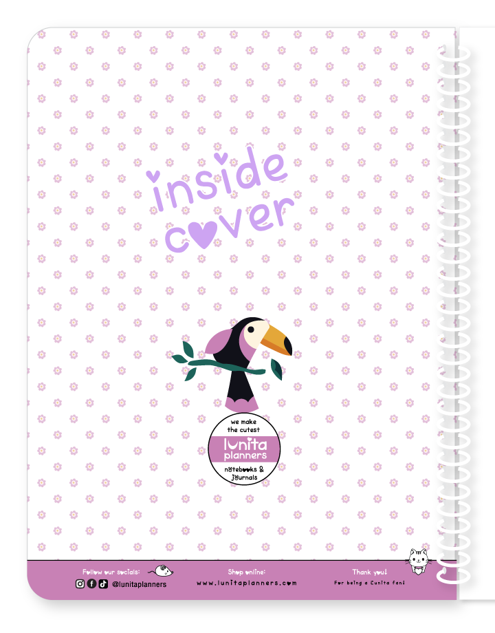 Toucan - Lined Notebook – Lunita Planners